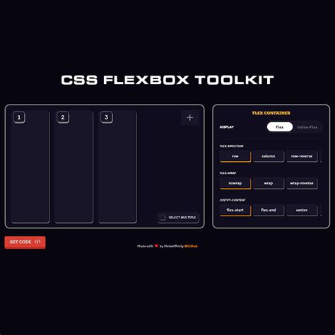 with css flexbox generator toolkit create responsive web layouts in
