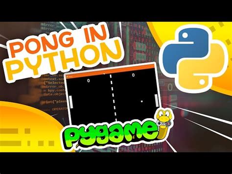 Free Video Make Pong With Python From Tech With Tim Class Central