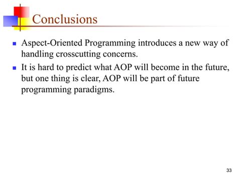 Aspect Oriented Programming Pptx Programming Languages Computing