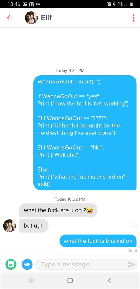 I Am The Compiler R Tinder