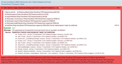 Javascript Ember Js Tutorial Typeerror Cannot Read Property Maps Of Undefined Stack Overflow