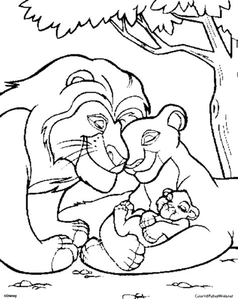 Lion King Printable Coloring Pages