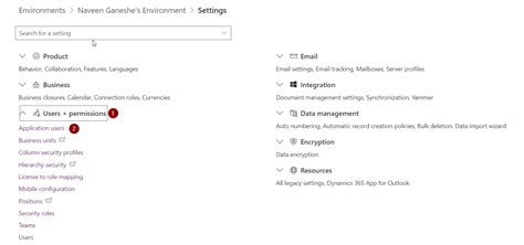 How To Setup An Application User In Dynamics 365 Crm Ecf Data