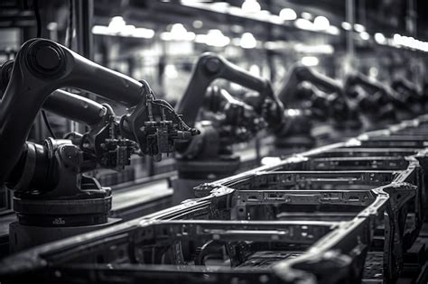 Efficient Robotic Assembly Premium Ai Generated Image