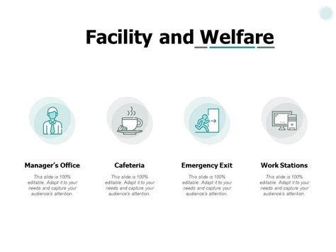 Facility And Welfare Ppt Powerpoint Presentation File Icon