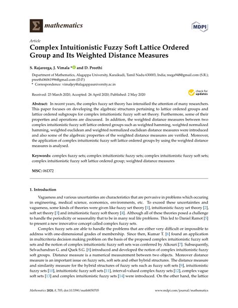 pdf complex intuitionistic fuzzy soft lattice ordered group and its