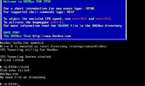 Dosbox Turbo Tutorials Virtual Bacterium A Life