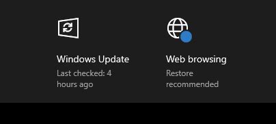 Microsoft Asks You To Restore Default Browser To Edge In The Settings Screen Before An Insider