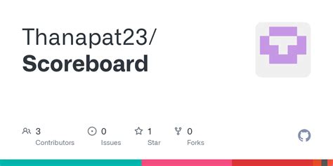Github Thanapat23scoreboard