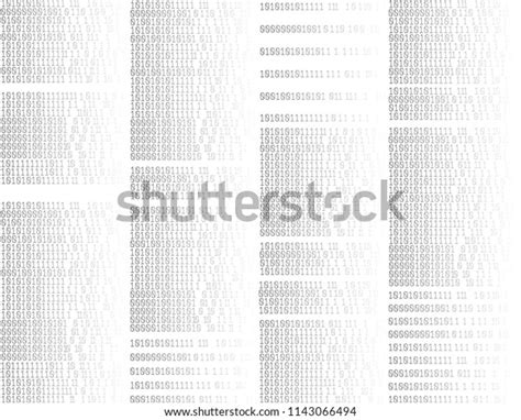 Binary Code Digital Technology Data Sorting Stock Vector Royalty Free