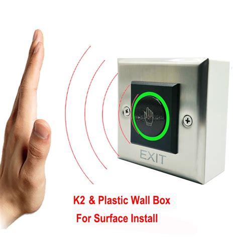 Metal Touchless Door Release Switch IR Contactless Infrared No Touch Exit Button Shopee Malaysia
