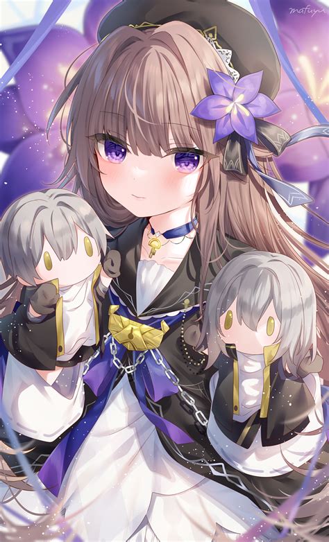 Trailblazer Stelle Caelus And Herta Honkai And More Drawn By Mafuyu Chibi Danbooru