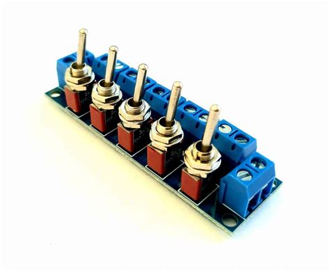Rkswitch1 V2 Toggle Switch Module For Model Railway Constructed With