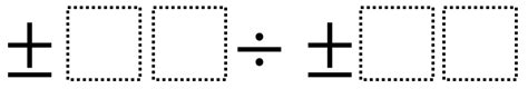 Dividing Two Digit Numbers Middle Babe Open Middle