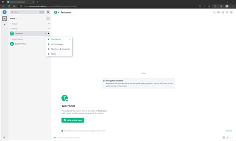 Notifications Matrix Documentation