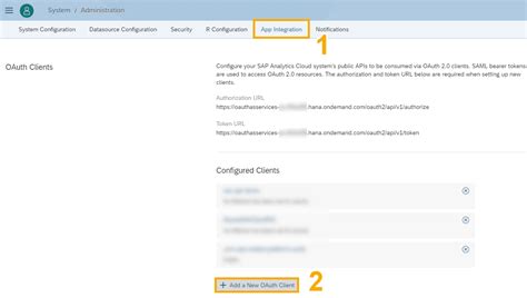 Analytics Cloud Apis Oauth Client Sample Docs Sap Apis Getting Started Guide Md At Master SAP
