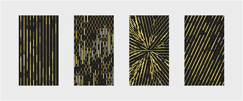검은 색과 황금추상 기하학적 구성 라인 아트 텍스처 및 스트라이프 기하학적 요소 4에 대한 스톡 벡터 아트 및 기타 이미지 4 4가지 개체 가리기 Istock