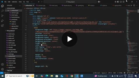 Webdevelopment Foodblog Html Css Bootstrap Frontend Learning