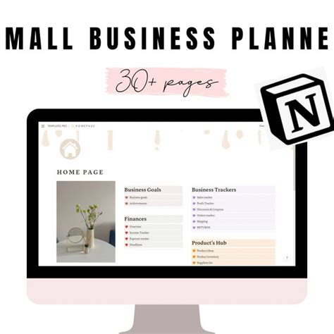 Small Business Notion Template Etsy
