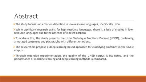 Solution Context Aware Emotion Detection From Low Resource Urdu