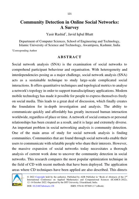 pdf community detection in online social networks a survey