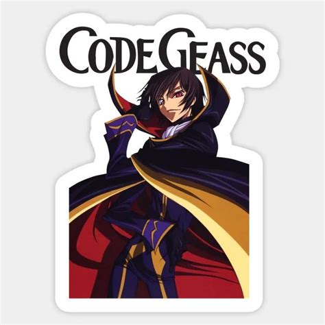 Lelouch Vi Britannia Code Geass Anime Sticker Code Geass Lelouch Png