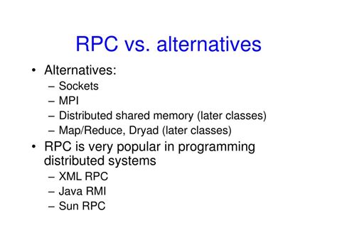 Ppt Essentials Of Distributed Systems Programming And Rpc Concepts