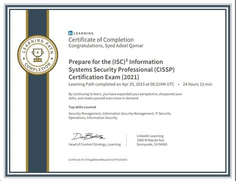 Syed Adeel Qamar On Linkedin Cissp Cybersecurity Professionalcertification Informationsecurity…