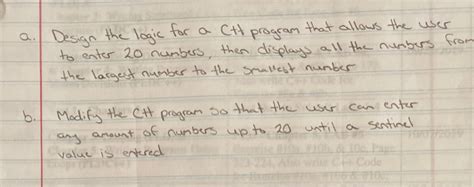Solved A From Design The Logic For A Ctt Program That