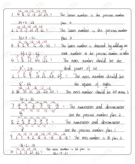Solved In Exercises 1 To 10 Use Inductive Reasoning To Predict The 6