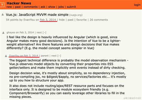 十年弹指一挥间！两分钟速览 Vue 发展史10 年前的今天，vue 在 Hackernews 上首次向公众亮相。 10 掘金