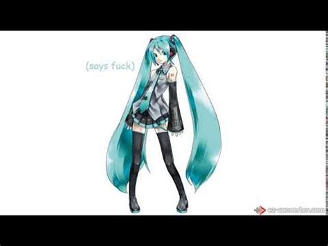 Hatsune Miku Says Fuck Youtube