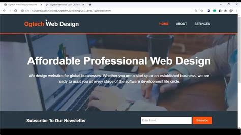 Part 1 Css Level 2 Creating Our Files Youtube