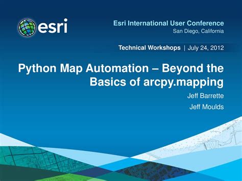 Python Map Automation Beyond The Basics Of Arcpy Mapping Ppt Download