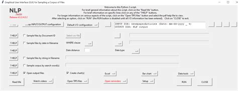 Sample Corpus By Date Embedded In Filename · Issue 1175 · Nlp Suite