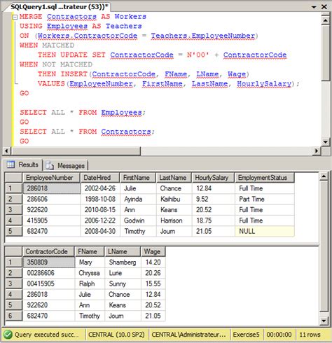 Microsoft Sql Server Lesson 28 Uniting Copying Andor Merging Records