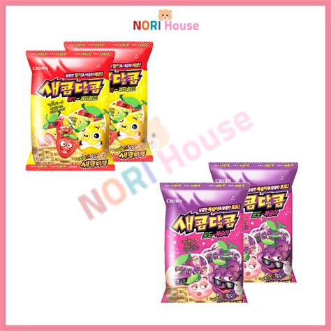 Crown Saecom Dalcom Sour And Sweet Jelly Bulk Pack [nori House Free T Jelly Candy] Shopee
