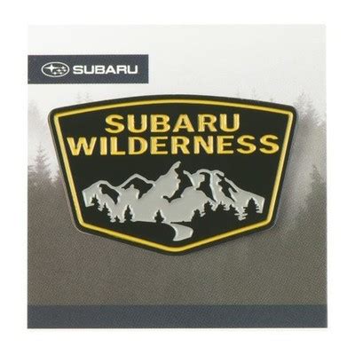 Subaru Wilderness Logo Pin Ascent Forester Wrx Sti Impreza Crosstrek