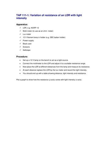 Semiconductor Devices Teaching Resources