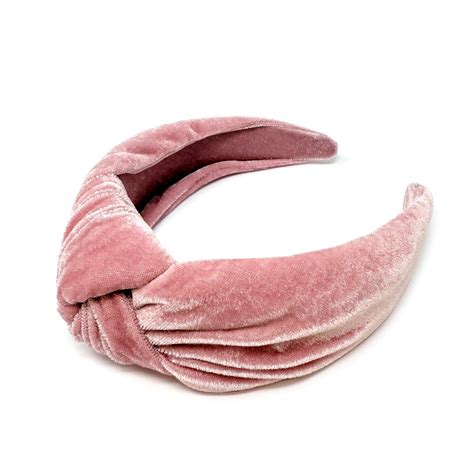 Wrapables Wide Knotted Velvet Headbands Top Knot Velvet Headbands For