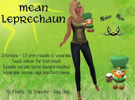 Second Life Marketplace Mean Leprechaun