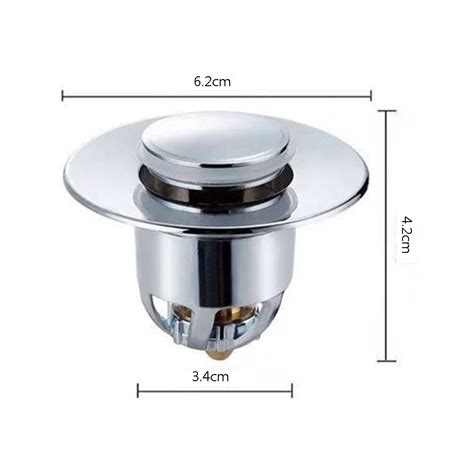 Stainless Steel Bounce Core Push Type Drainage Fil Grandado