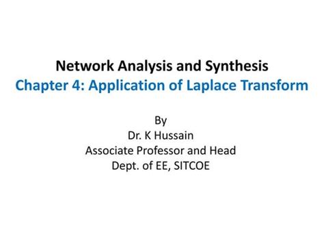 Laplace Transformation And Its Application Ppt