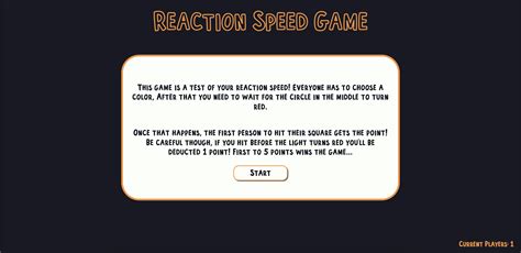 Github Alistairjoelquinn Reaction Speed Game Group Game To Test Reaction Speed Built With