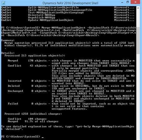 Nilesh Gajjar Business Central And Nav Merge Object Using Powershell