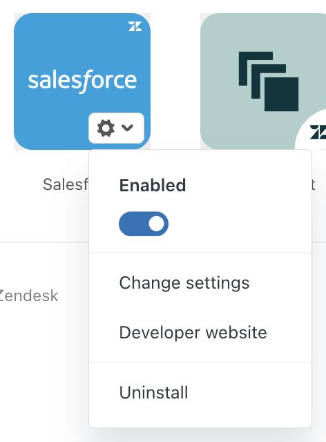 Installing And Configuring The Salesforce App For Zendesk Support Zendesk Help