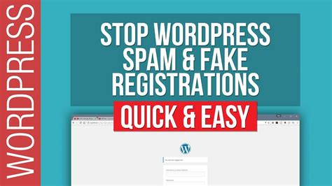 Stop Wordpress Spam Fake Registrations With ReCaptcha