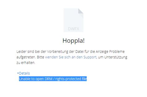 Unable To Open DRM Rights Protected File Autodesk Community