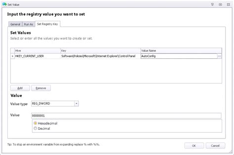 Disabling Internet Explorer “automatically Detect Settings”