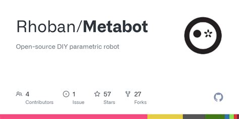 github rhoban metabot open source diy parametric robot
